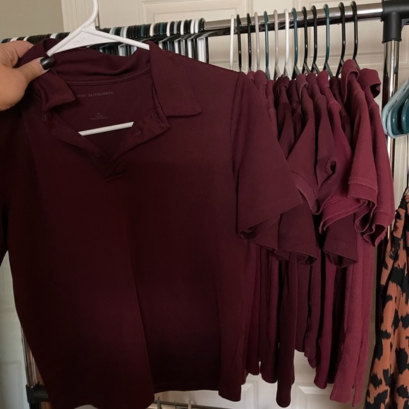 GAP | Shirts & Tops | 4 Maroonred Uniform Shirts Read Details | Poshmark